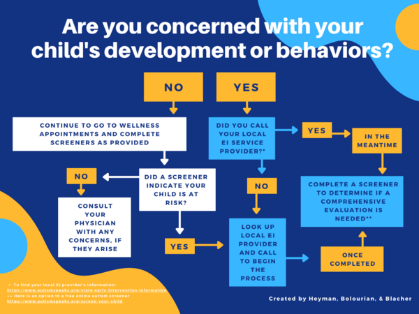 Flowchart Of The Early Developmental Screening Process For Families